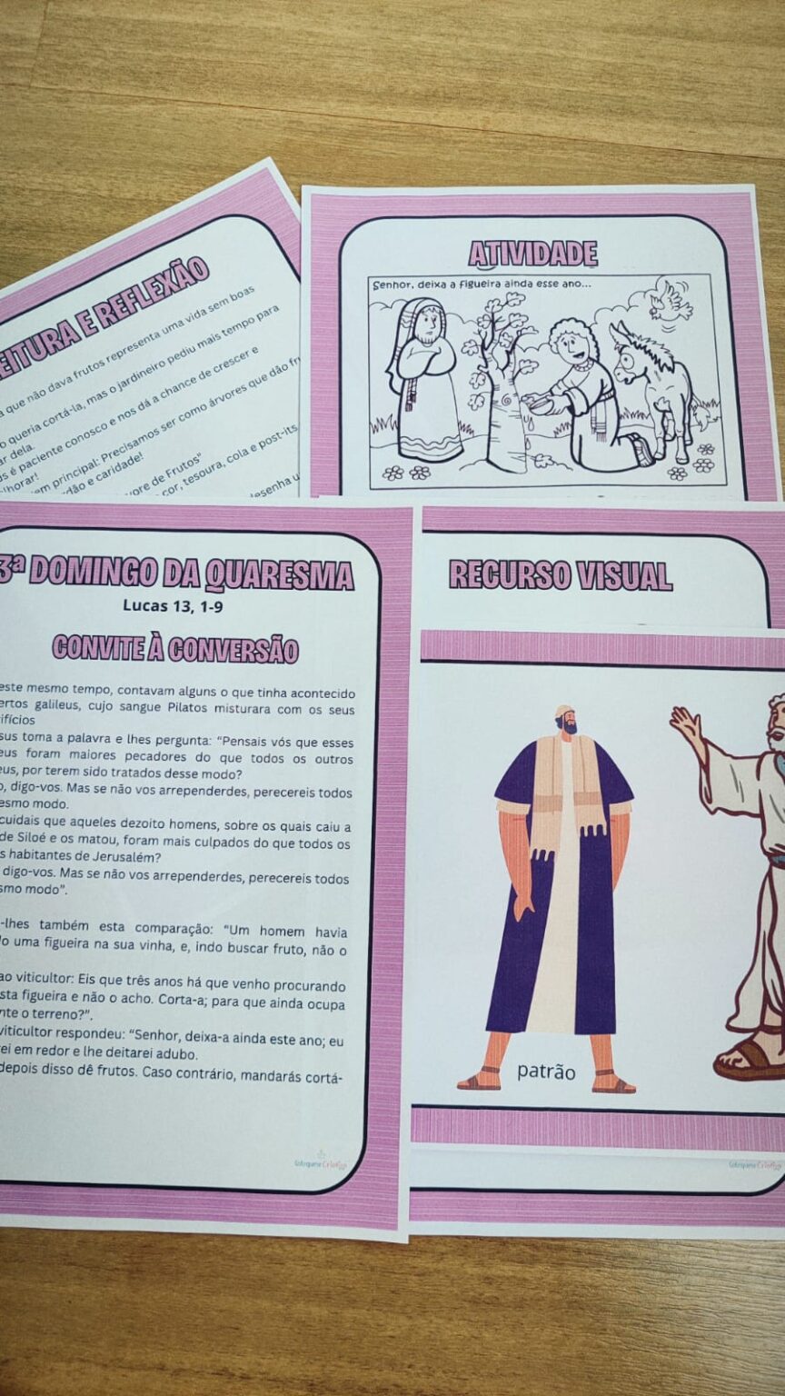 Material Quaresma 2025 – Catequese Criativa