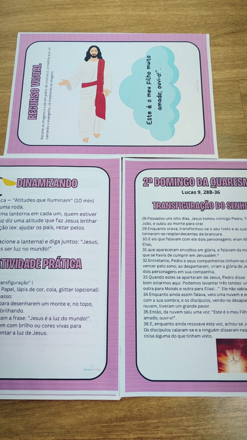 Material Quaresma 2025 – Catequese Criativa